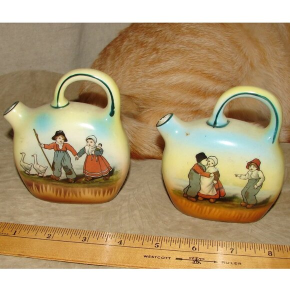 Unbranded | Accents | Vintageantique Small Flat Jug Flask X2 Austria ...